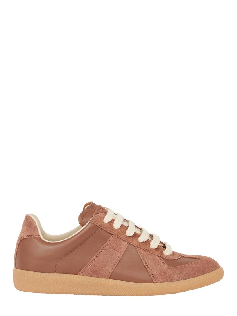 MAISON MARGIELA Maison Margiela Replica Suede & Leather Low-Top Sneakers